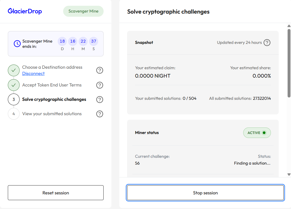 【徹底解説】Midnight(ミッドナイト) $NIGHTトークンエアドロップ請求手順 | X-StakePool