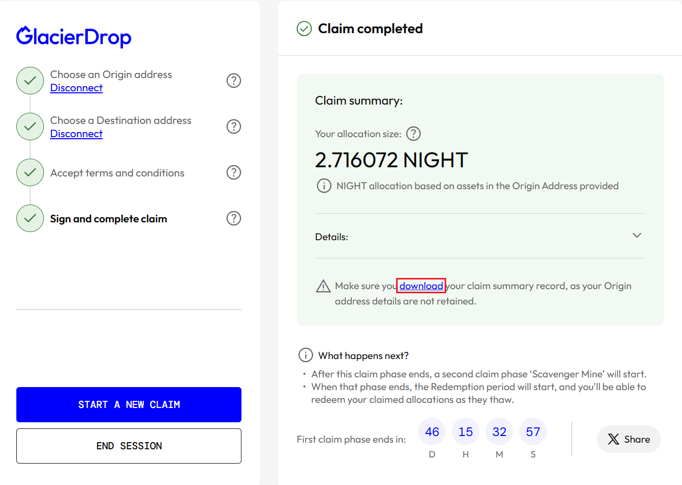 【徹底解説】Midnight(ミッドナイト) $NIGHTトークンエアドロップ請求手順 | X-StakePool